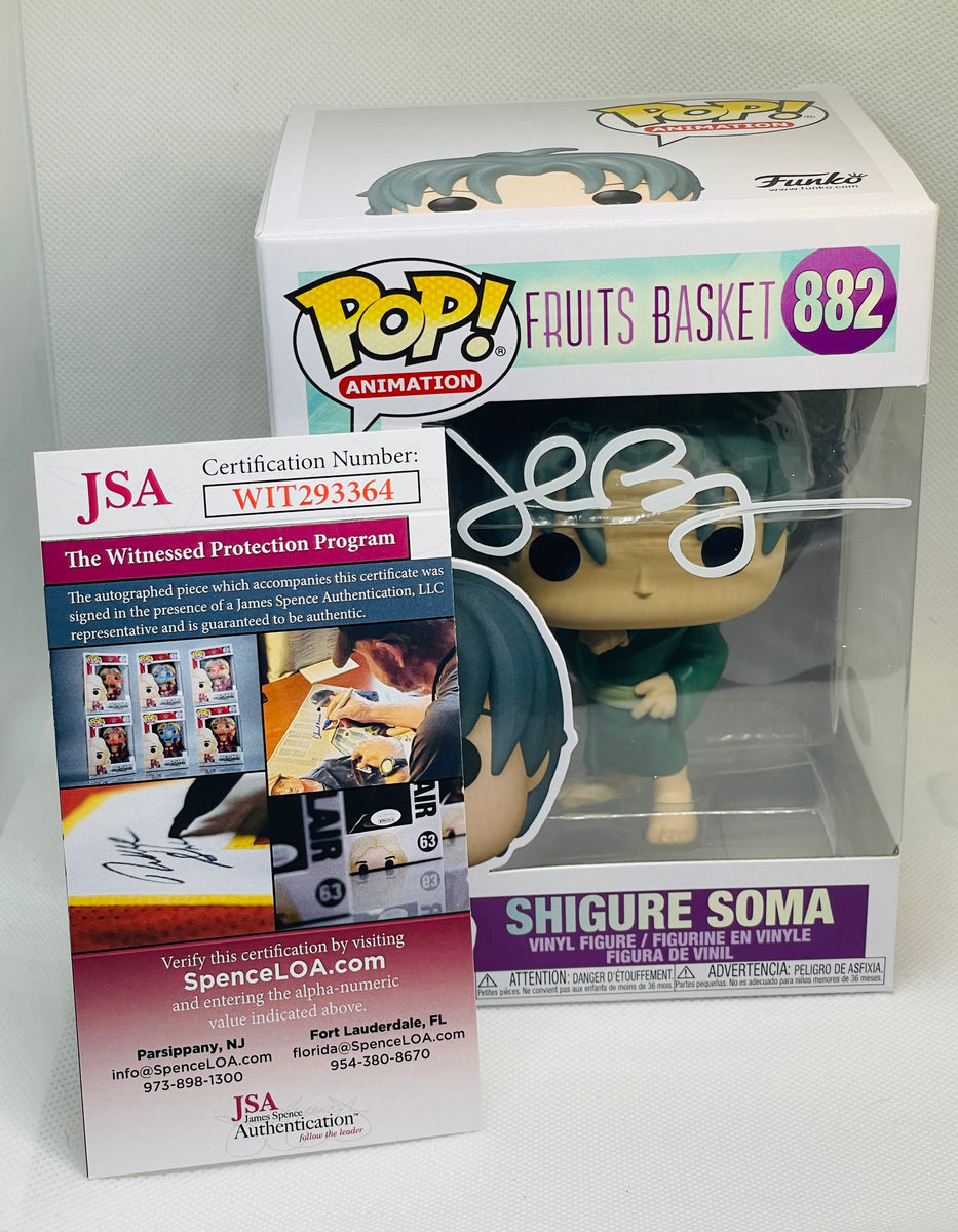 Shigure Soma 882 Fruits Basket signed by John Burgmeier in White with ...