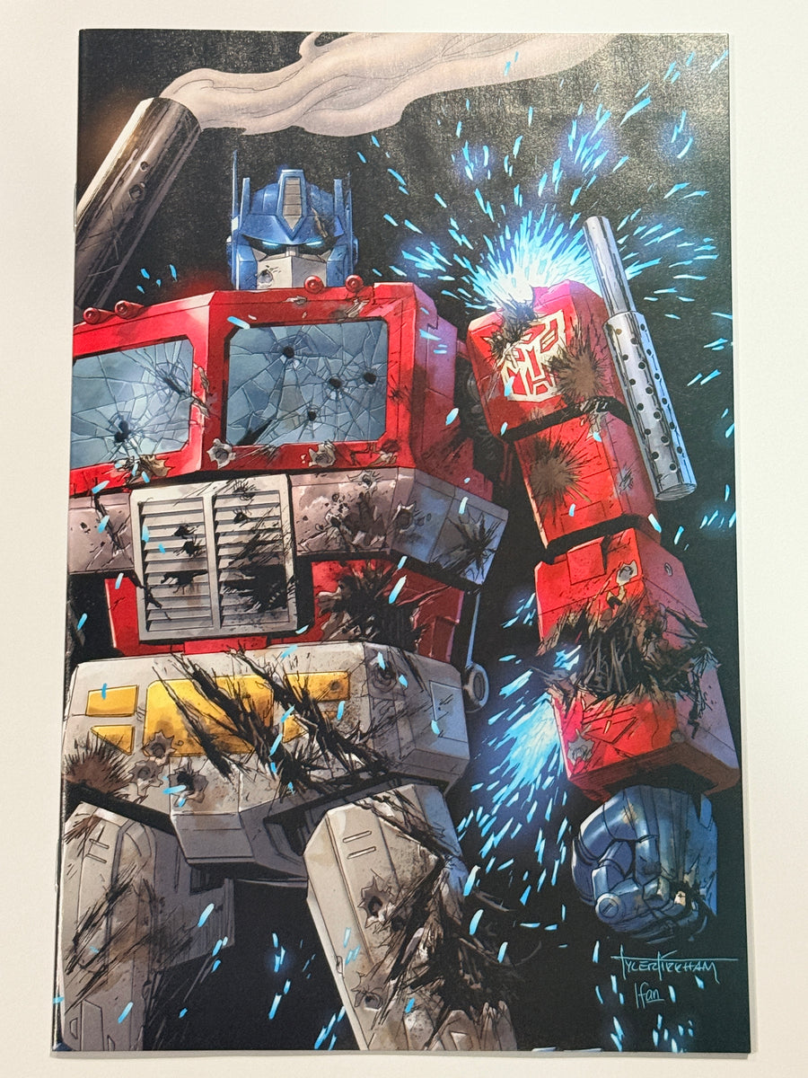 Transformers #10 Tyler Kirkham battle damage virgin Megacon exclusive ...