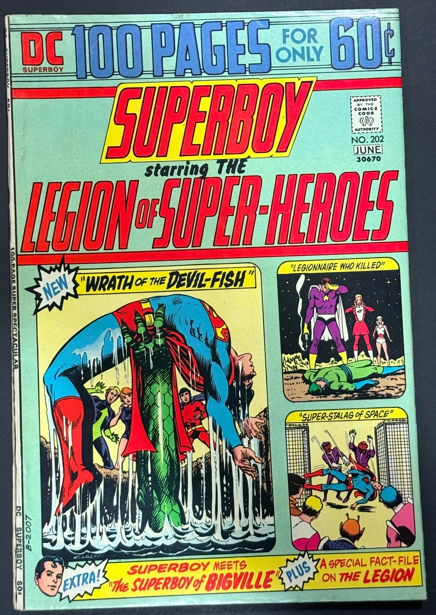 Superboy and the Legion of Super-Heroes #202 (1974) Key Issue – Camel ...