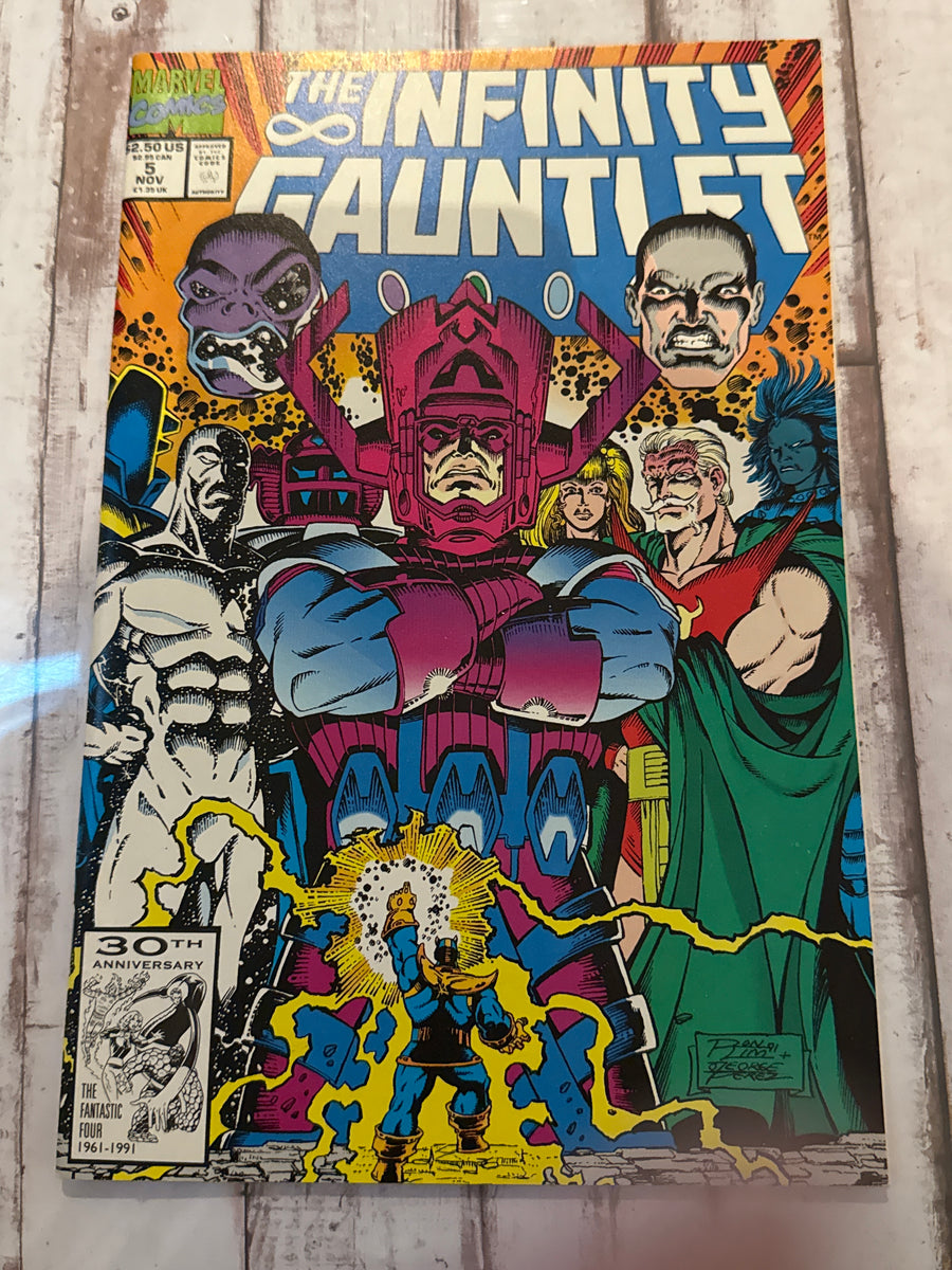 Infinity Gauntlet #5 (1991) Key Issue 🔑 Story by Jim Starlin, Art by R ...